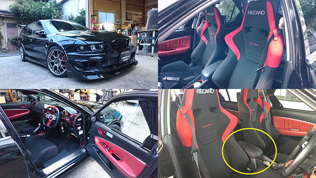 三菱 レグナム VR-4 レカロ SR6シュタルク FS Loポジレール＋センターコンソールアームレスト - レカロ屋♪フリースタイルRSF日記