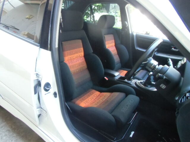 レカロ is81 CT前期モデル 2脚 全体張替＋360ストライプ＋取付 トヨタ アルテッツァ10系 （完成+取付編） - レカロ屋♪フリース ...