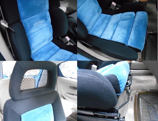 レカロ is81 CT後期モデル サイド部張替＋メンテナンス+取付 スバル R2 - レカロ屋♪フリースタイルRSFマイスター日記