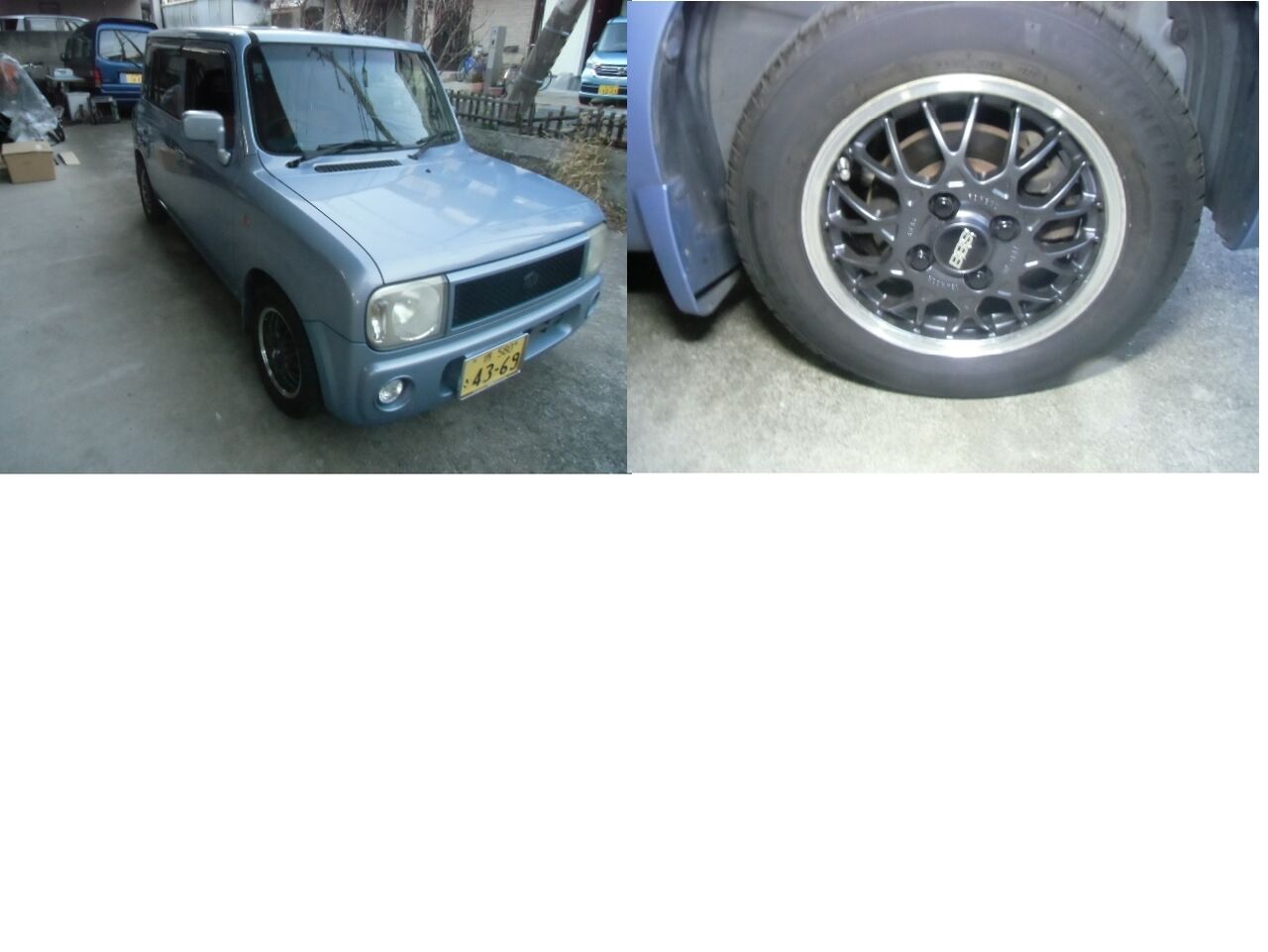 レカロ is81 LS-L 全張替 当社オリジナル黒×アルカンターラ橙 レカロ製レール 装着車両 車検 ズズキ ラパンHE21 - レカロ屋♪ ...