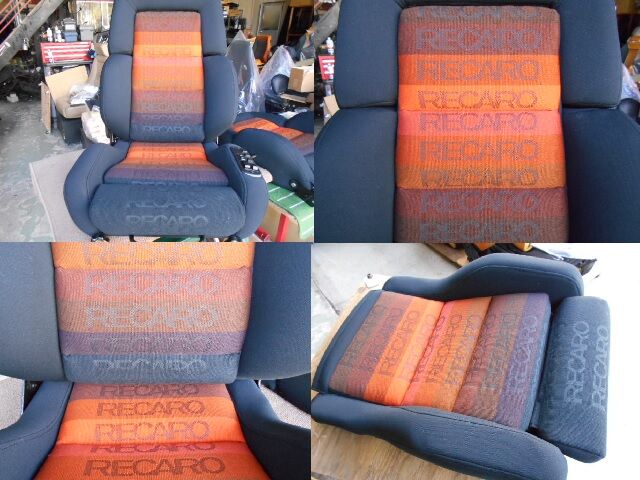 レカロ is81 C81 2脚 360オレンジストライプ全張替＋フルメンテ＋取付 トヨタ セリカXX A60（完成編） - レカロ屋♪フリース ...