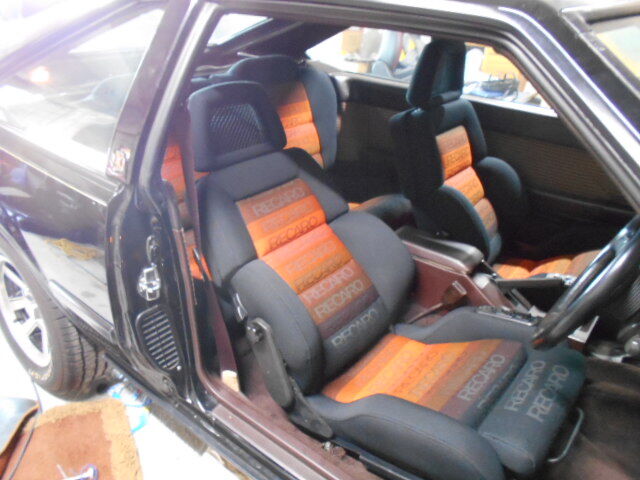 レカロ is81 C81 2脚 360オレンジストライプ全張替＋フルメンテ＋取付 トヨタ セリカXX A60（完成編） - レカロ屋♪フリース ...