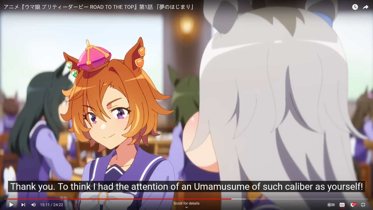 【ウマ娘 プリティーダービー ROAD TO THE TOP】第1話 夢のはじまり【海外の反応】 : フロムOverSS