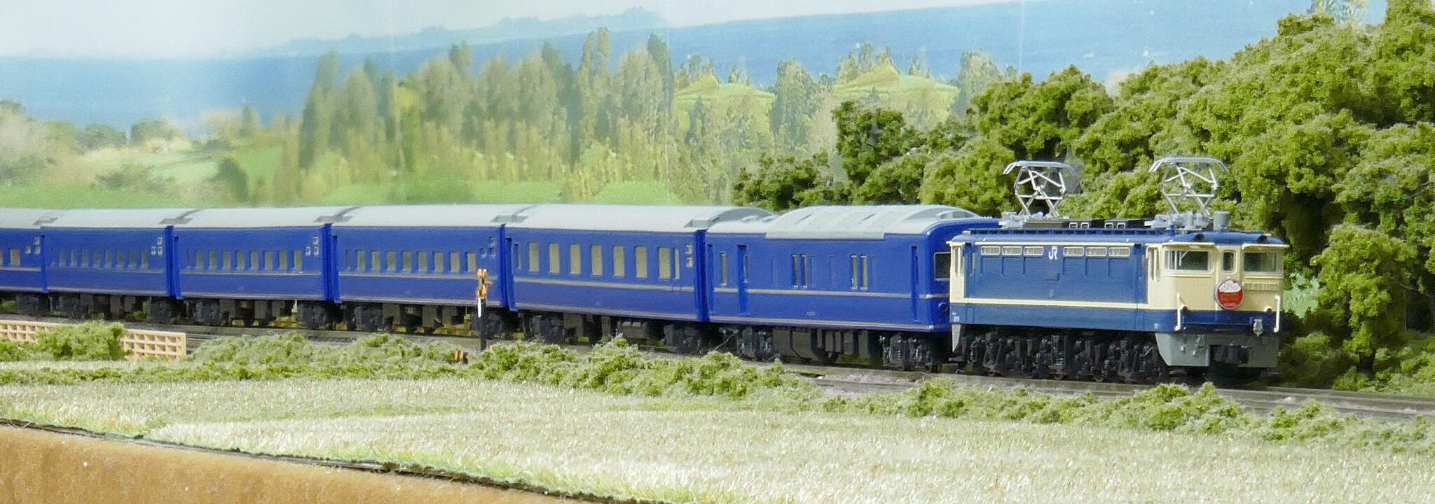 EF65-1100番台＋ブルートレイン : 鉄道情景草案