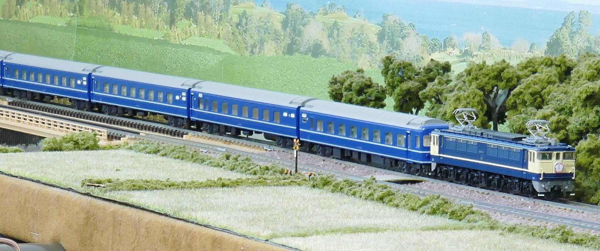 EF65-1100番台＋ブルートレイン : 鉄道情景草案