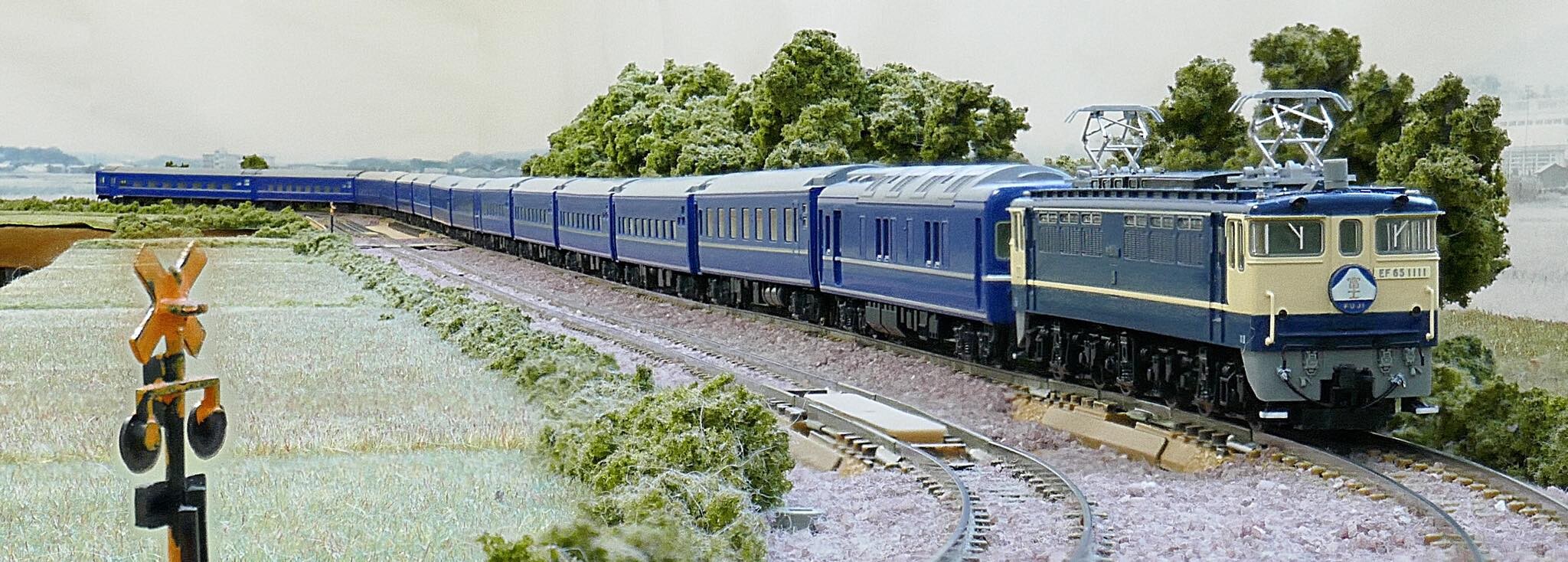 EF65-1100番台＋ブルートレイン : 鉄道情景草案