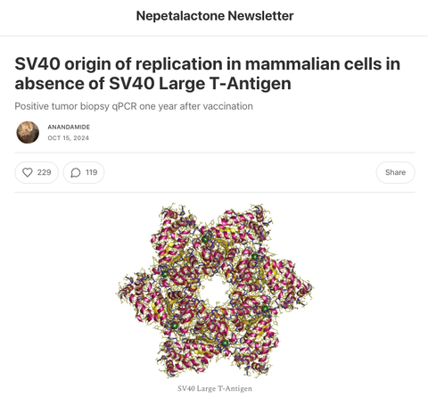 医学部の勉強 分子病理学 : SV40ラージT抗原が存在しない哺乳類細胞におけるSV40複製起点SV40