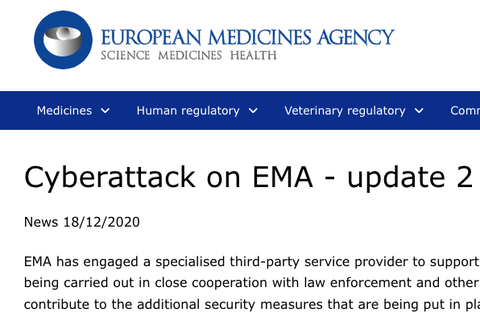 医学部の勉強 分子病理学 : Cyberattack on EMA - update 2