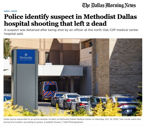 医学部の勉強 分子病理学 : Police identify suspect in Methodist Dallas hospital ...