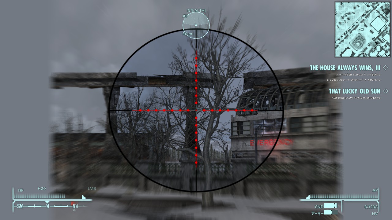 Fallout: New Vegas - PSRO - Peripheral Scope Reticle Overhaul : 暇さえあればゲーム