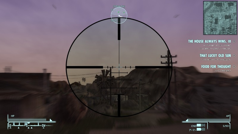 Fallout: New Vegas - PSRO - Peripheral Scope Reticle Overhaul : 暇さえあればゲーム