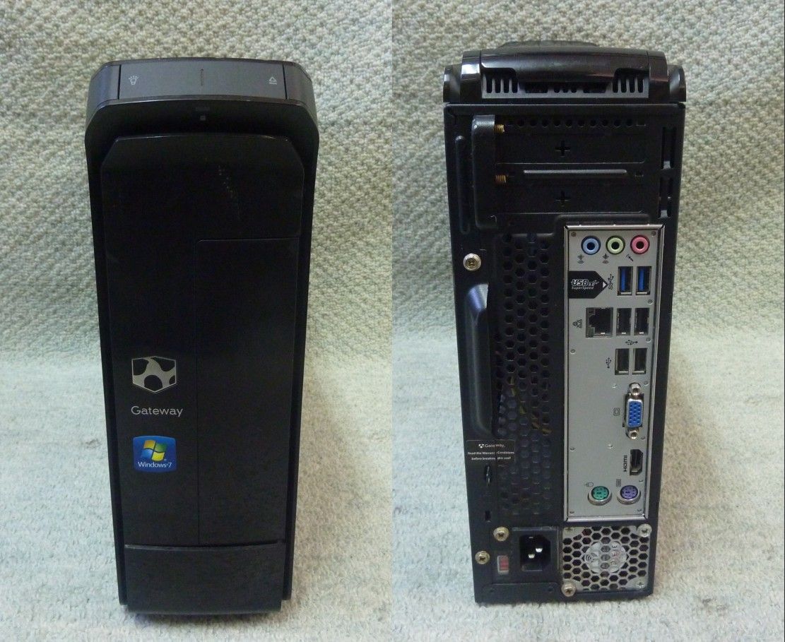 Gateway SX2370-A220 ★ AMD E2-3200 2コア/メモリ4GB/HDD500GB/マルチ/HDMI/office ...