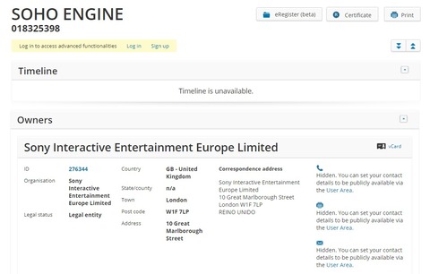 噂：SIEが欧州で「Soho Engine」という商標を出願したことが判明 : ゲームを片手間に