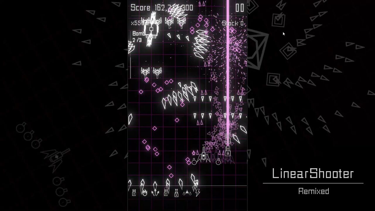 縦STG＋ローグライトの組み合わせは意外とおもしろい：LinearShooter Remixed レビュー : 旧：ゲームログブック