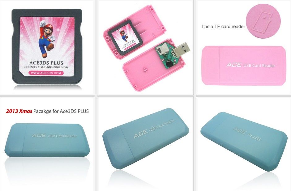 クリスマスを迎えるため人気マジコンACE3DS PLUSブルー色追加 : NDS ゲーム情報伝達屋