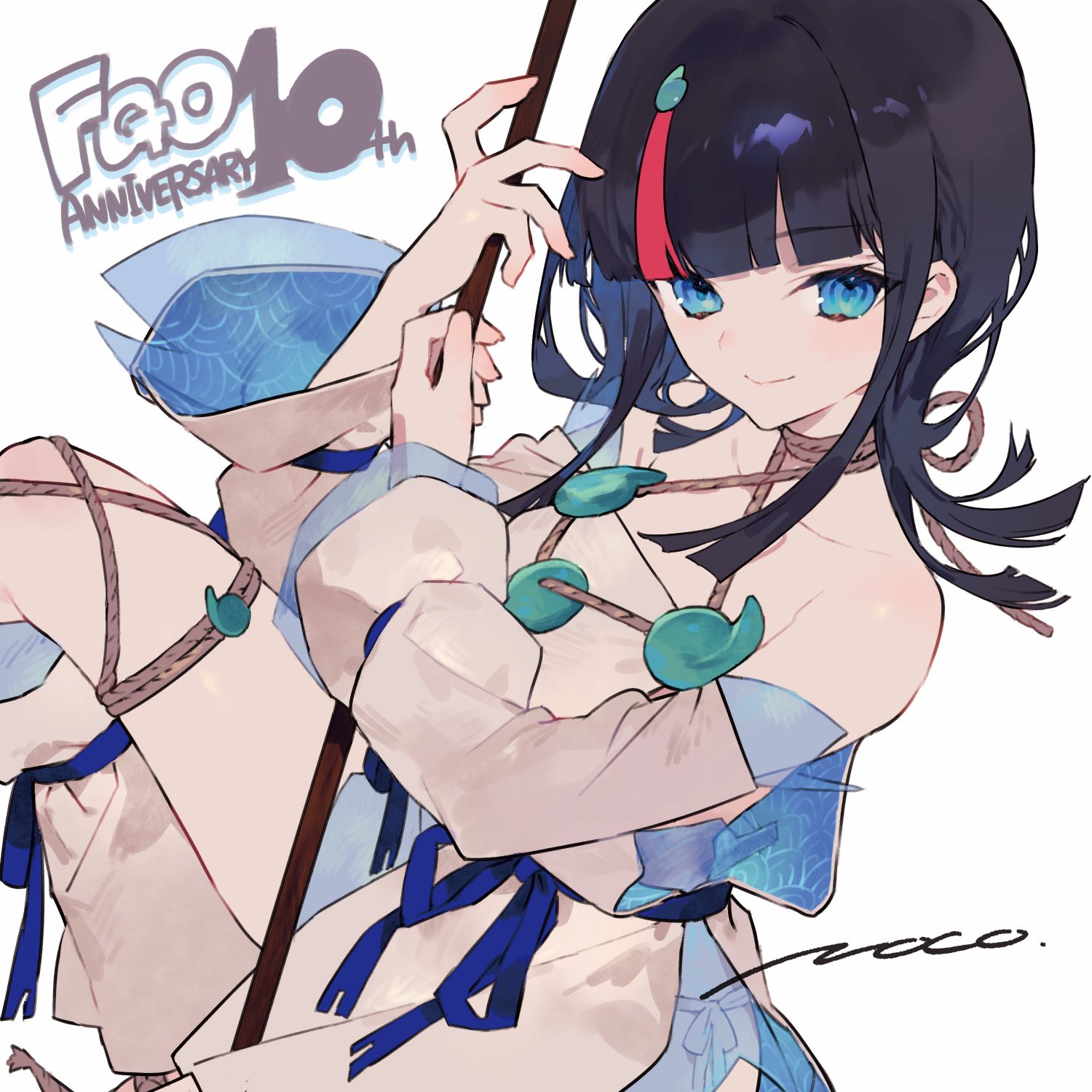 NOCOさんがFGO10周年を祝して「宇津見エリセ」のイラストと共にお祝いのご挨拶 : Fate/Grand Order Blog