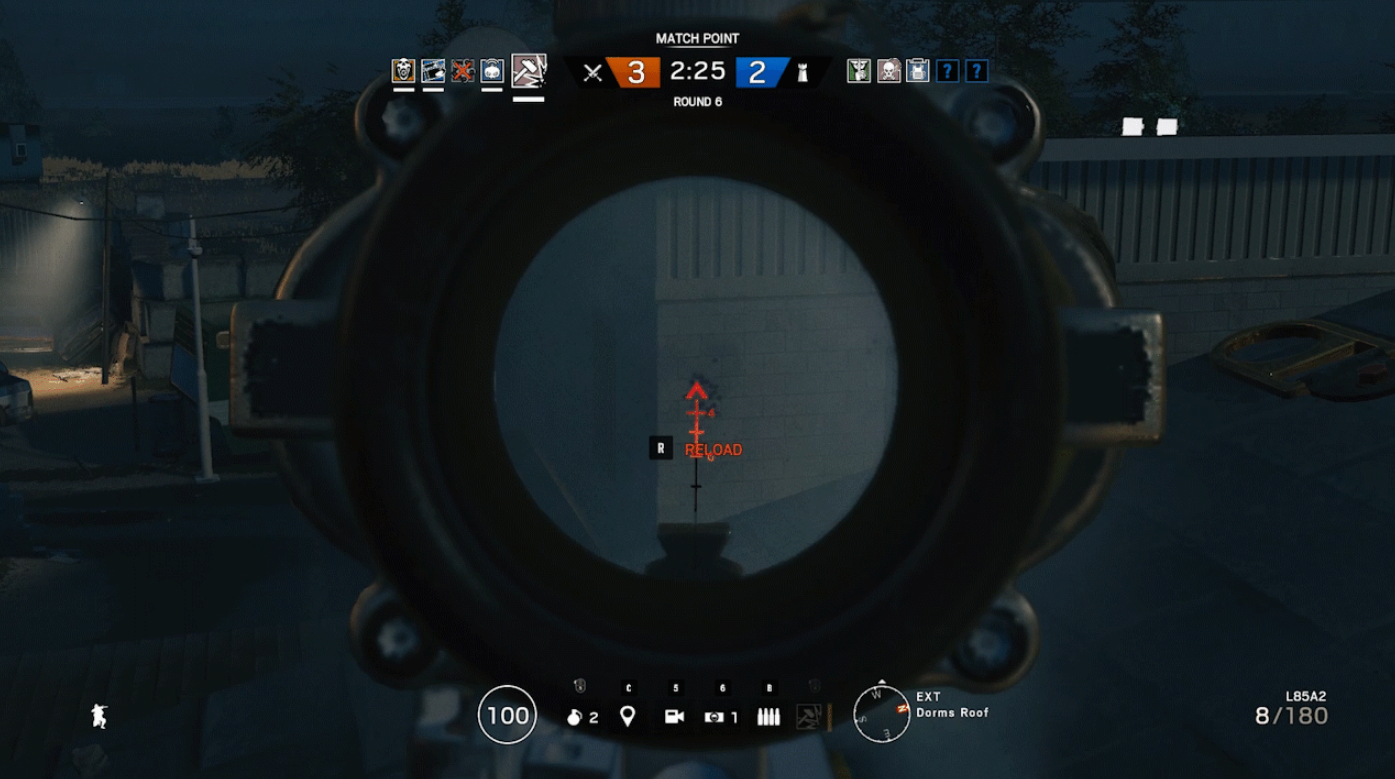 【R6S】『レインボーシックスシージ』L85A2は狙ったところに弾が飛ばない : ゲーム攻略のまるはし