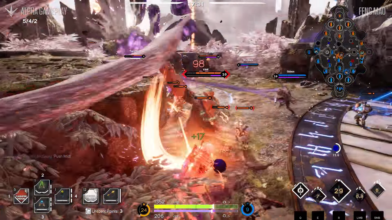 MOBA『Paragon』Feng Maoのゲームプレイが公開 : ゲーム攻略のまるはし