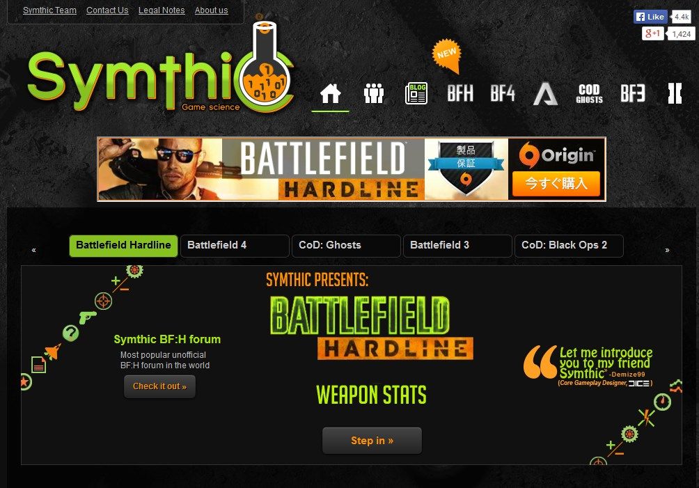 【BFH】知っておきたい便利な外部サイト『Symthic』『Battlefield Hardline Stats』 : ゲーム攻略のまるはし