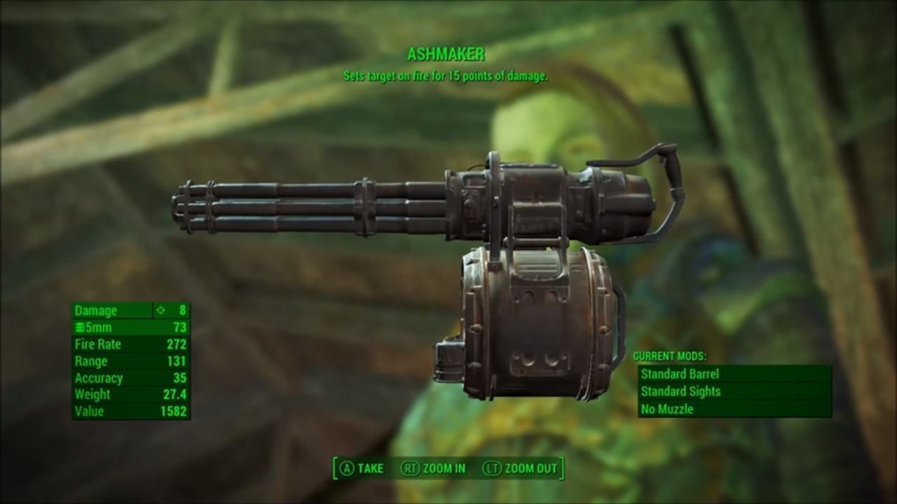【Fallout4】ユニーク武器ミニガン『Ashmaker』取得方 : ゲーム攻略のまるはし