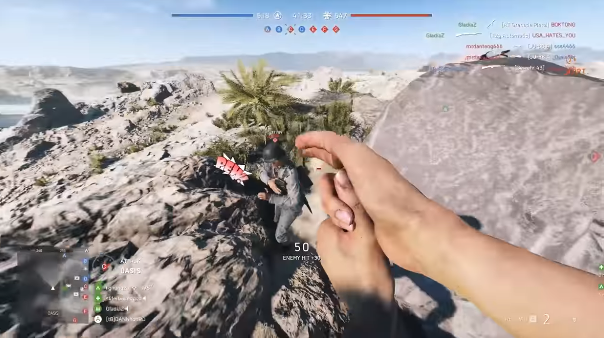 これが本当のハンドガン 手を銃に見立てたイースターエッグがBF5で発見される : ゲーム攻略のまるはし