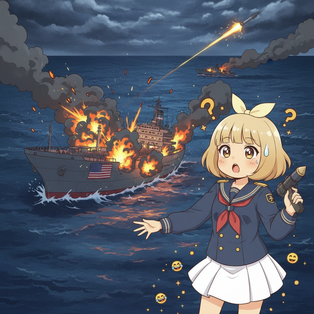【悲報】イラン、アメリカ石油タンカーをミサイル爆撃w w w w w w w w w w w w w w w w w w w w : ガールズ ...