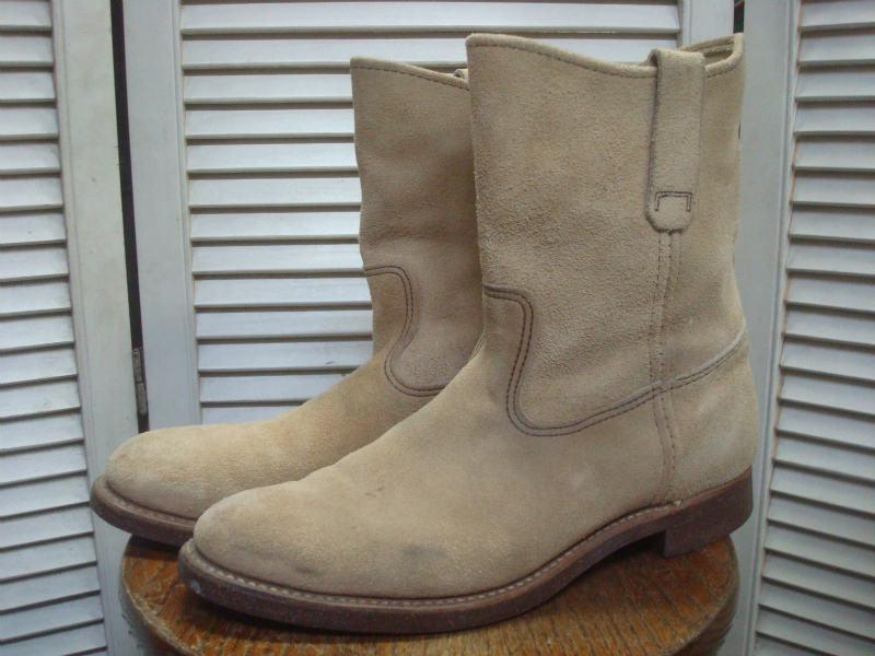 GASOLINE DIARY : RED WING Suede Pecos Boots 1188 size 10 1/2D