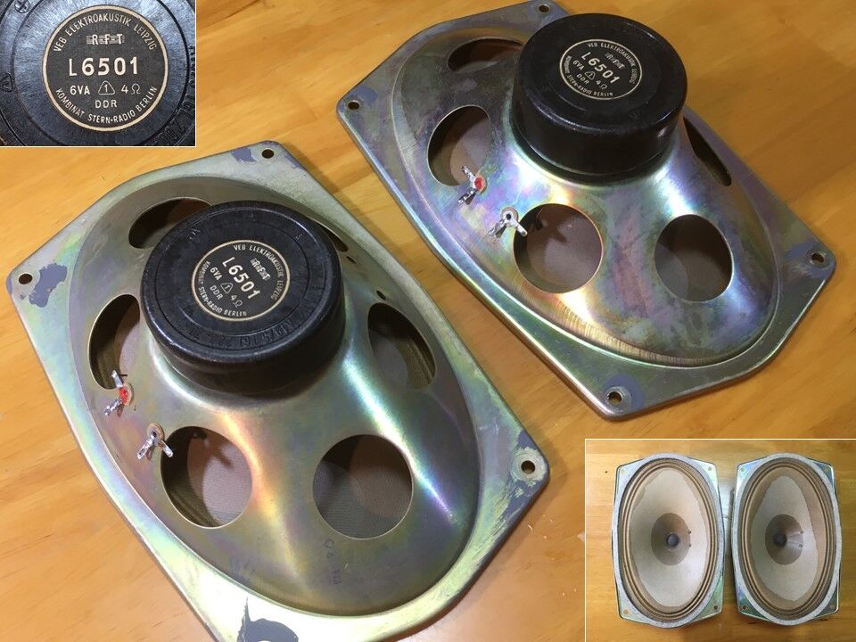 東独 RFT 業務用16×25cm口径 傑作フルレンジ L6501 ユニット ペア！ : 「アトリエHAL1953」 のページ ビンテージ ...