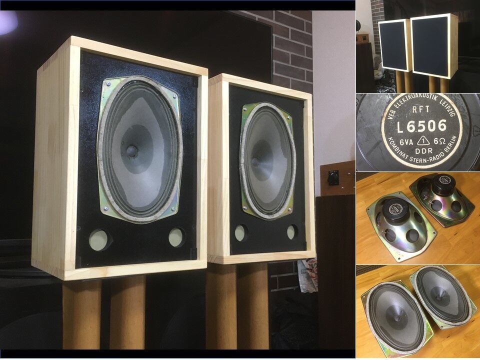 東独RFT ビンテージ大型フルレンジ傑作 L6506 システム ペア ! : 「アトリエHAL1953」 のページ ビンテージAUDIO & JAZZ 販売と製品一覧