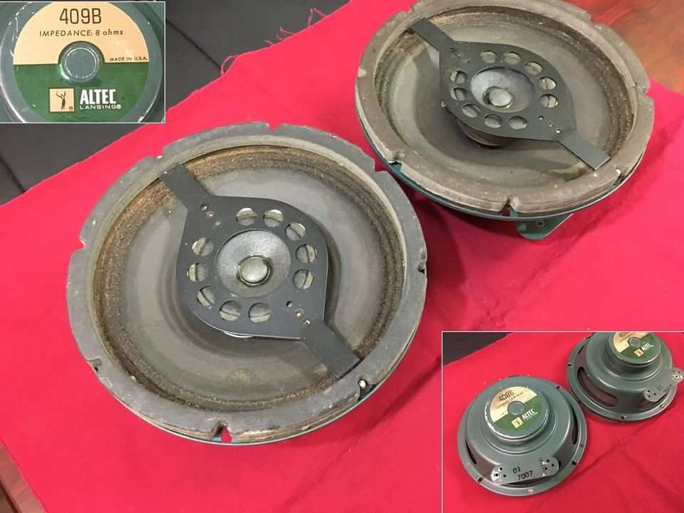 1912271 【販売済】ALTEC 409B 同軸2Wayフルレンジユニットペア！ : 「アトリエHAL1953」 のページ ビンテージ ...