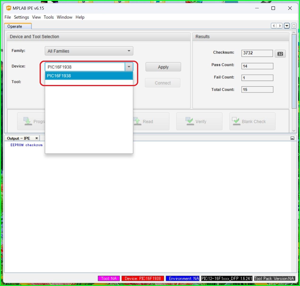 ・ATU-100 へ MPLAB IPE v6.15 で HEXファイル の 書き込み手順 : Skyzoo ヨッシーの備忘録