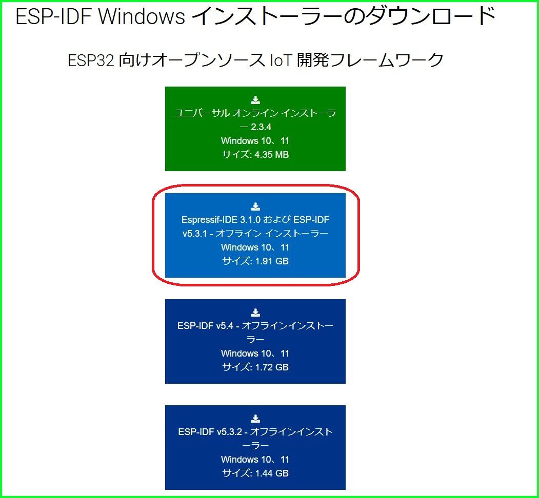 ・Espressif-IDE3.1 ESP-IDF 5.3 をインストールし、「Lチカ」を実行してみた : Skyzoo ヨッシーの備忘録