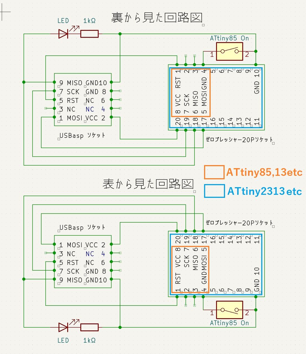 ・USBasp を使って「ATtiny85」etc にスケッチを書き込むには : Skyzoo ヨッシーの備忘録
