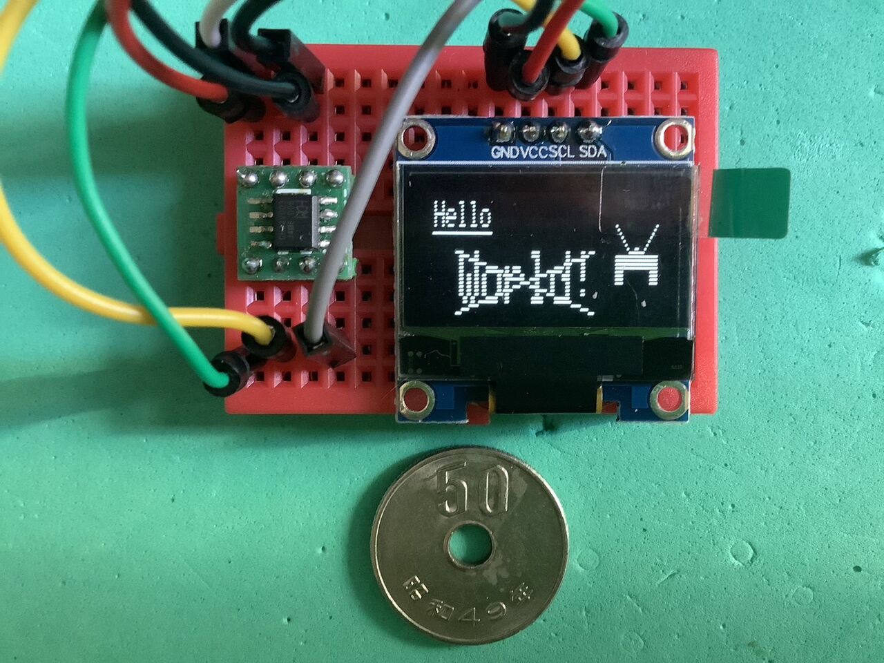 ・CH32V003 ArduinoIDE 環境で I2C接続 OLED SSD1306 に表示させててみた : Skyzoo ヨッシーの備忘録