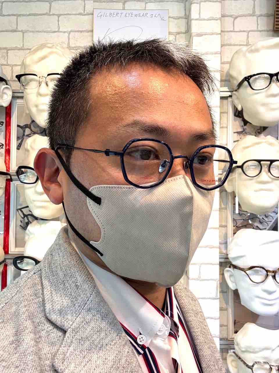 智から丁番にもアクセントを追加 TOKYO SNAP TSP-1097 : GILBERT EYEWEAR from 中野ブロードウェイ