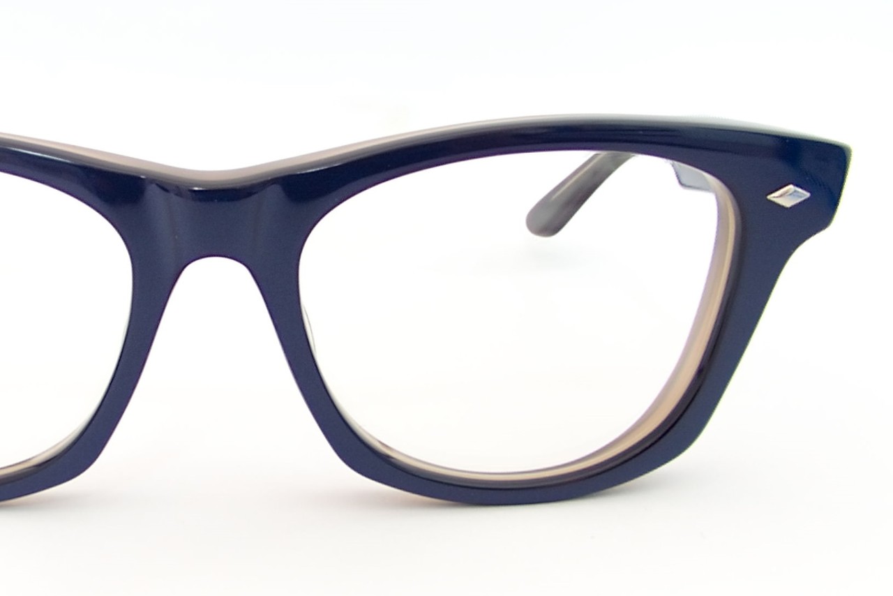 ラミネート生地を使用した大ぶりのウェリントン EFFECTOR Weez : GILBERT EYEWEAR from 中野ブロードウェイ