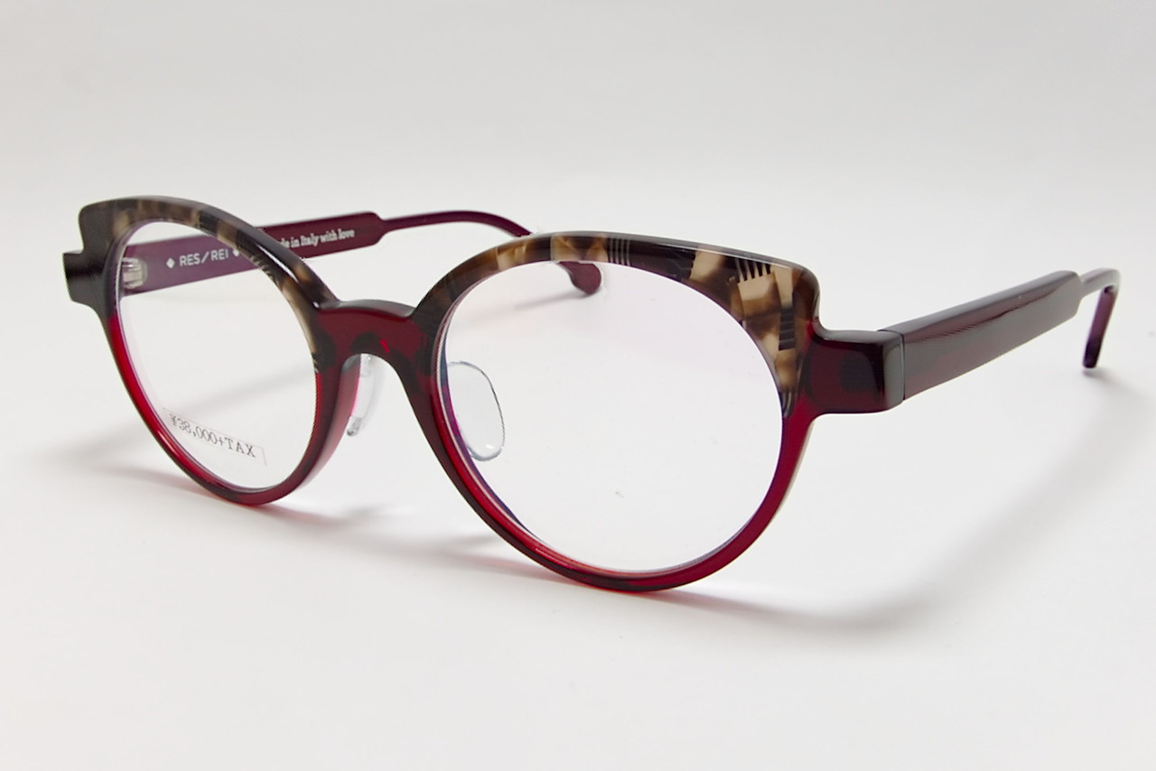 キーホール型の側面貼りに注目 RES/REI AZALEA : GILBERT EYEWEAR from 中野ブロードウェイ