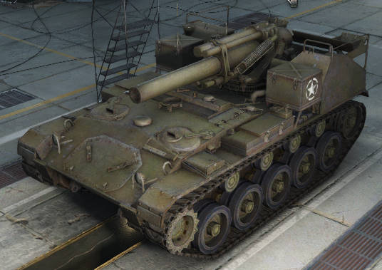 米国Tier5自走砲 M41 HMC : Wowp戦闘記 我、誓って戦果を上げん！