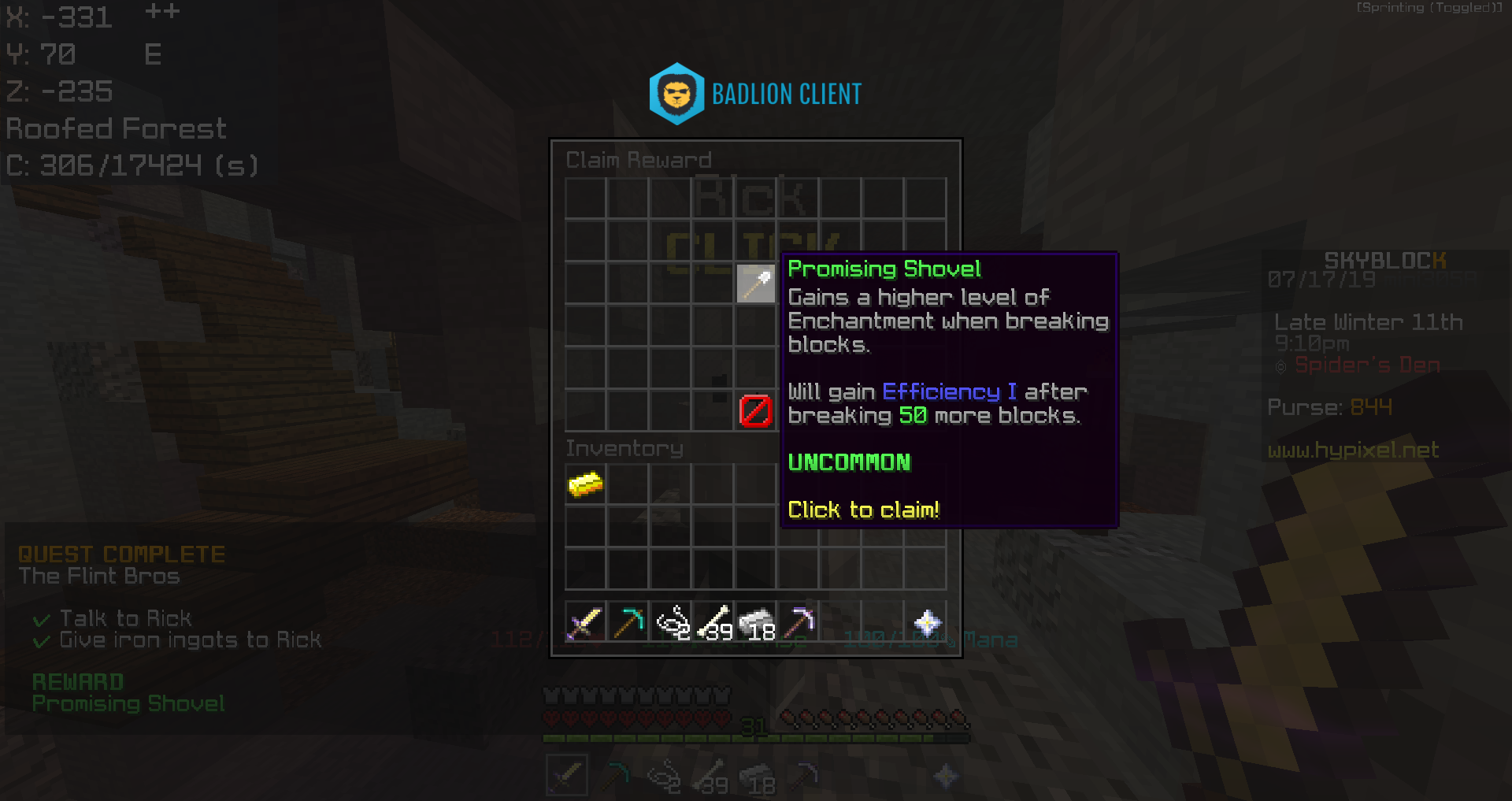 SkyBlock攻略29：Rickを探せ！ : Hypixel SkyBlockの歩き方