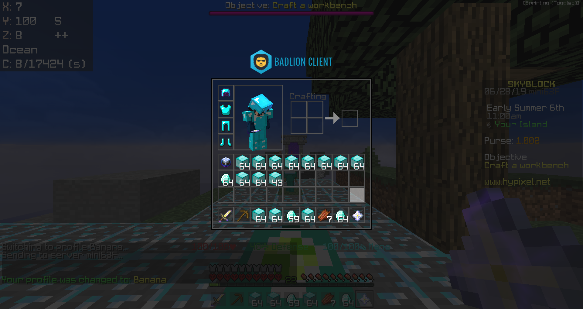 SkyBlockアイテム情報18：今更聞けない！Compactorの作り方 : Hypixel SkyBlockの歩き方