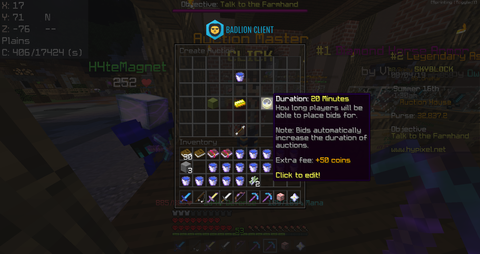 SkyBlockオークション情報10：Magical Water Bucketはいくらで売れる？ : Hypixel SkyBlockの歩き方