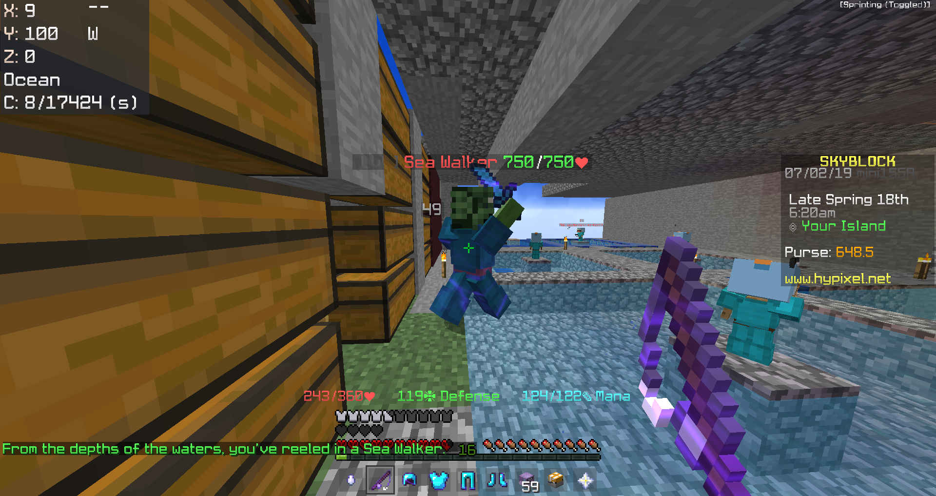 SkyBlock装備情報28：新エンチャント！Blessing : Hypixel SkyBlockの歩き方