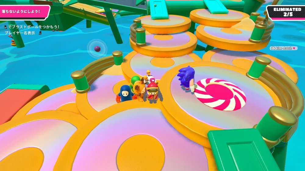 Fall Guys SS3：海底スクランブル（クラウン1000超え～ヘキサゴンバナー取得～） : GN部屋