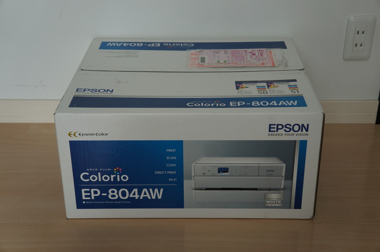 chawanのたわごと : 【レビュー】EPSON Colorio2011年モデル EP-804A #4 設置と注意事項