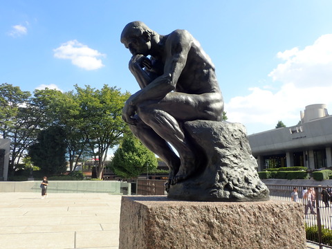 考える人：The Thinker : 英語で話す日本：About Japan in English