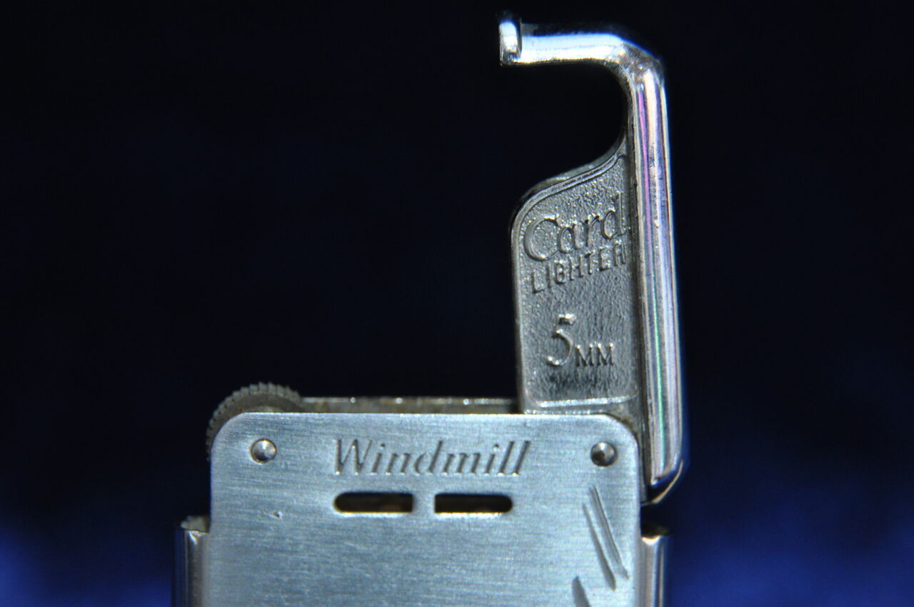 windmill card lighter 5mm 2k 着火確認 : ちぼ屋の古道具