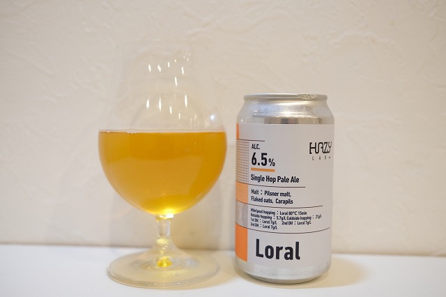 HAZY LABO Loral Single Hop Pale Ale : ビールが好きなんです。 Powered by ライブドアブログ