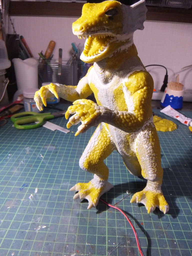 MONARCH MODEL(モナーク社) GORGO(怪獣ゴルゴ)：PART2 : 銀河ぐらますガイド 造型分室