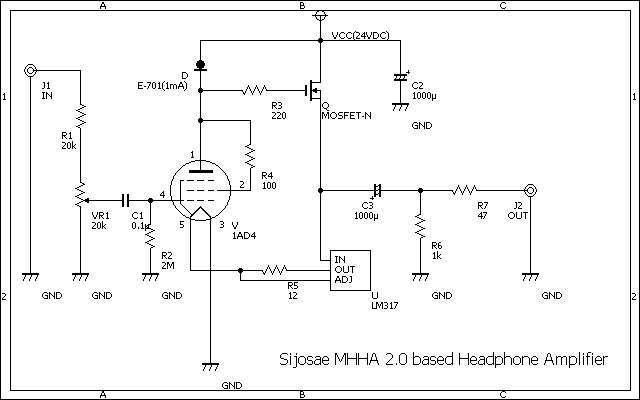 GreenThumbの裏・真空管日記:1AD4 Sijosaeモドキヘッドフォンアンプ - livedoor Blog（ブログ）