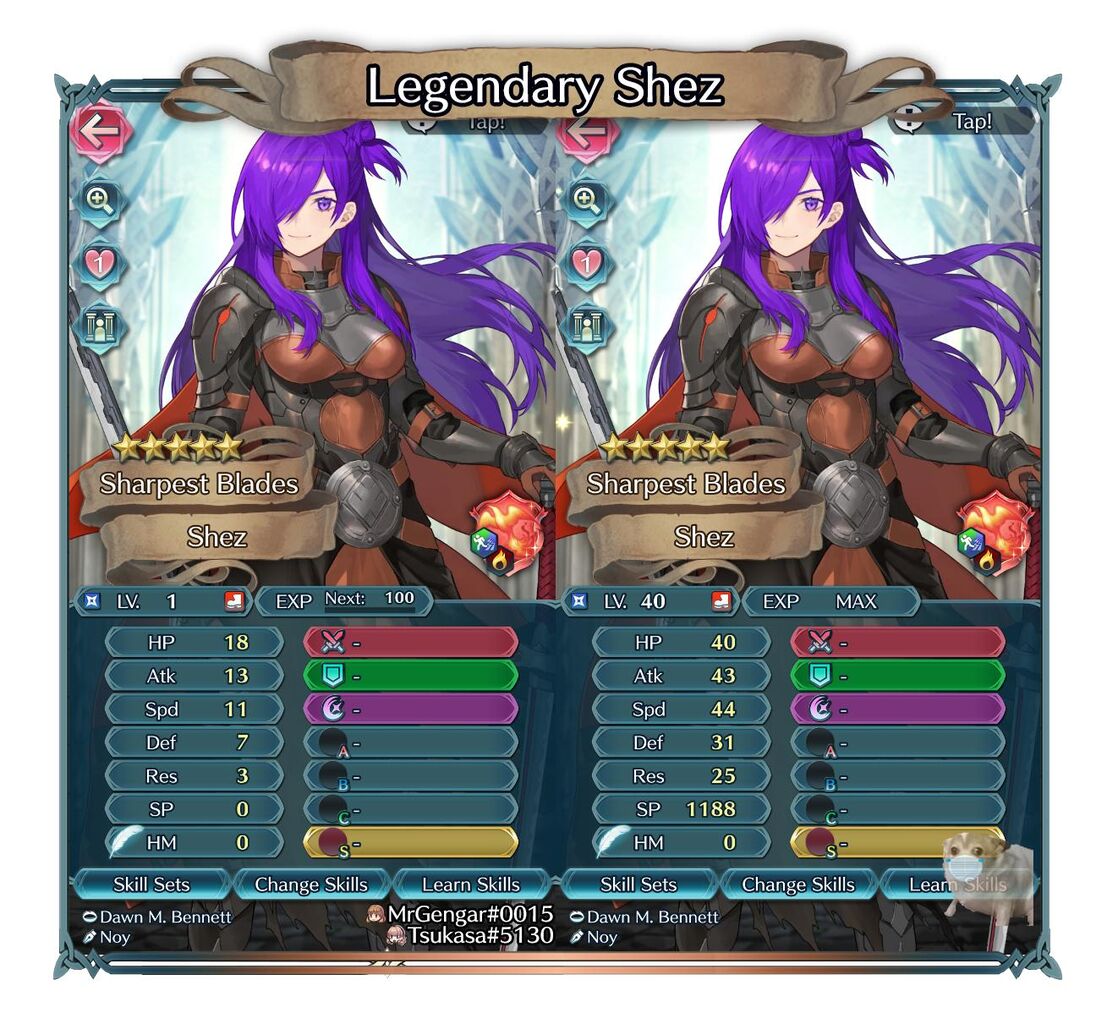 【FEH】伝承シェズのステータス判明ｷﾀ━━━━(ﾟ∀ﾟ)━━━━ｯ!! : ルフレch. - ファイアーエムブレムヒーローズ攻略まとめ速報